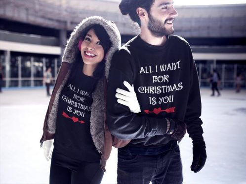 His and Hers matching Christmas jumpers ⋆ Christmas Jumpers, Couples ...